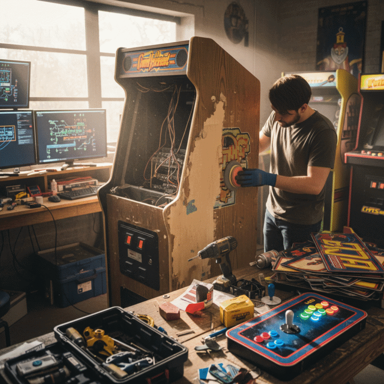 Arcade Cabinet Restoration: A Beginner's Guide to Arcade Cabinet ...